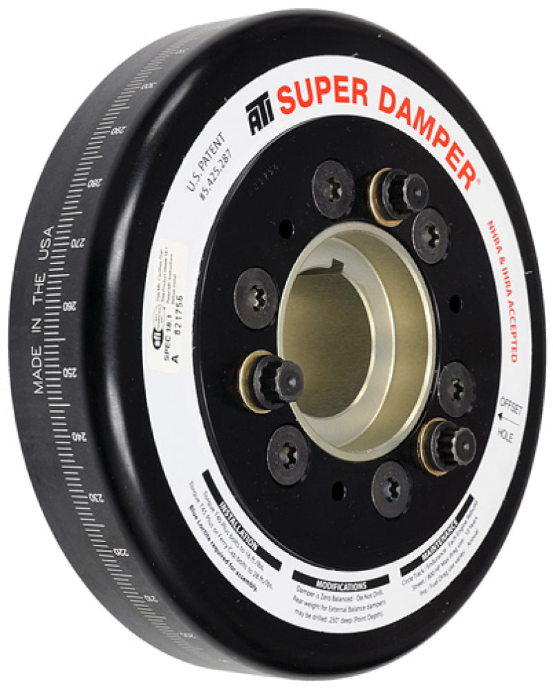 ATI Damper - 7.074in - Alum LW - Chevy BB - 3 Ring - Alum Hub – High ...
