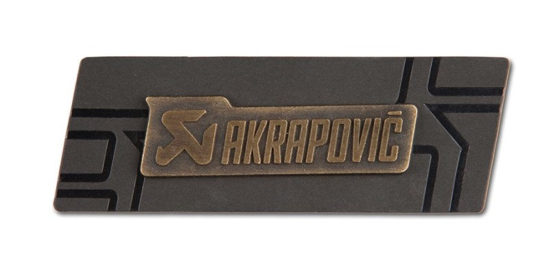Akrapovic Brass sign badge – High Intake Performance