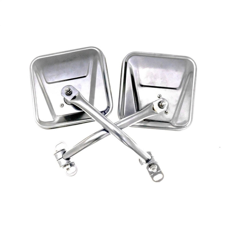 Rampage 1955-1983 Jeep CJ5 Side Mirrors - Stainless – High Intake ...